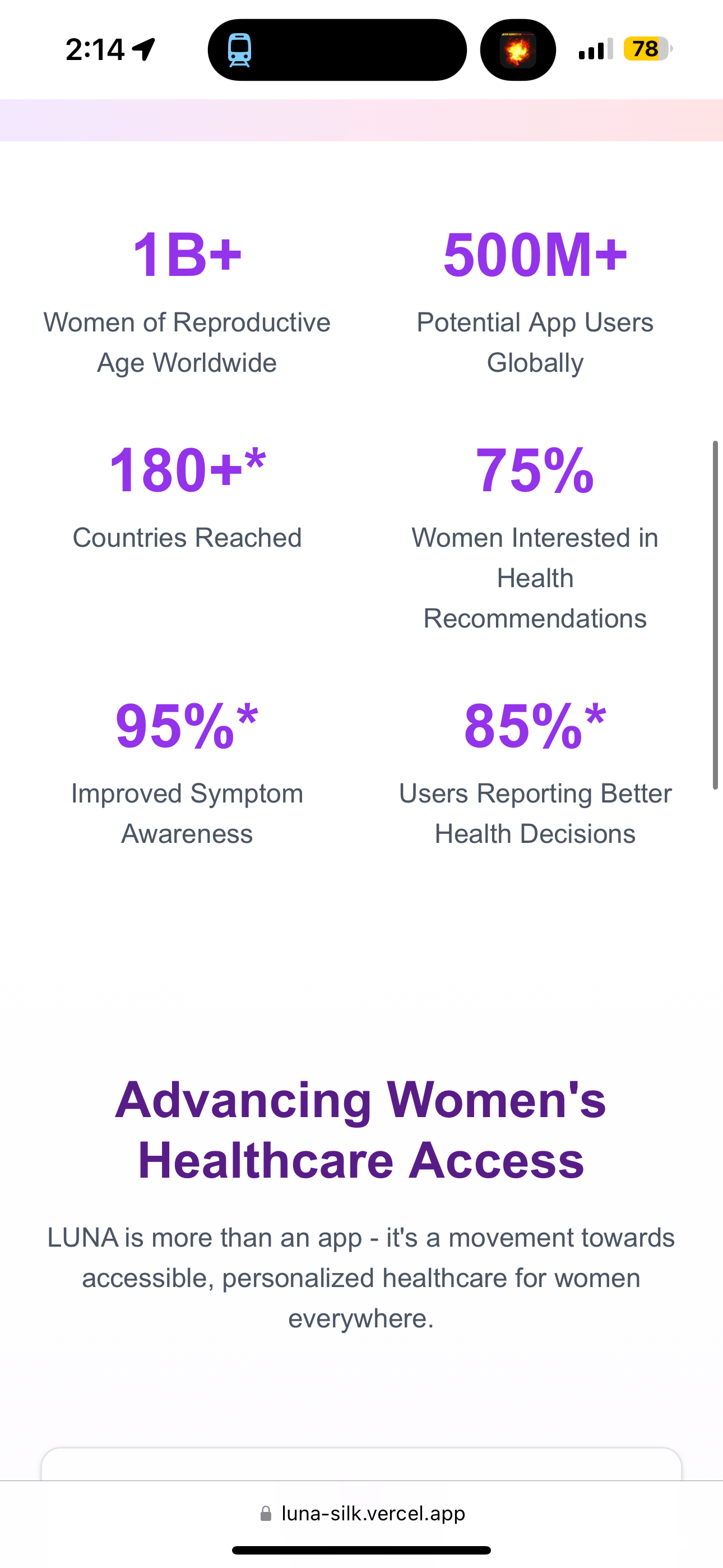 LUNA: AI-Powered Women's Health Companion | Devpost