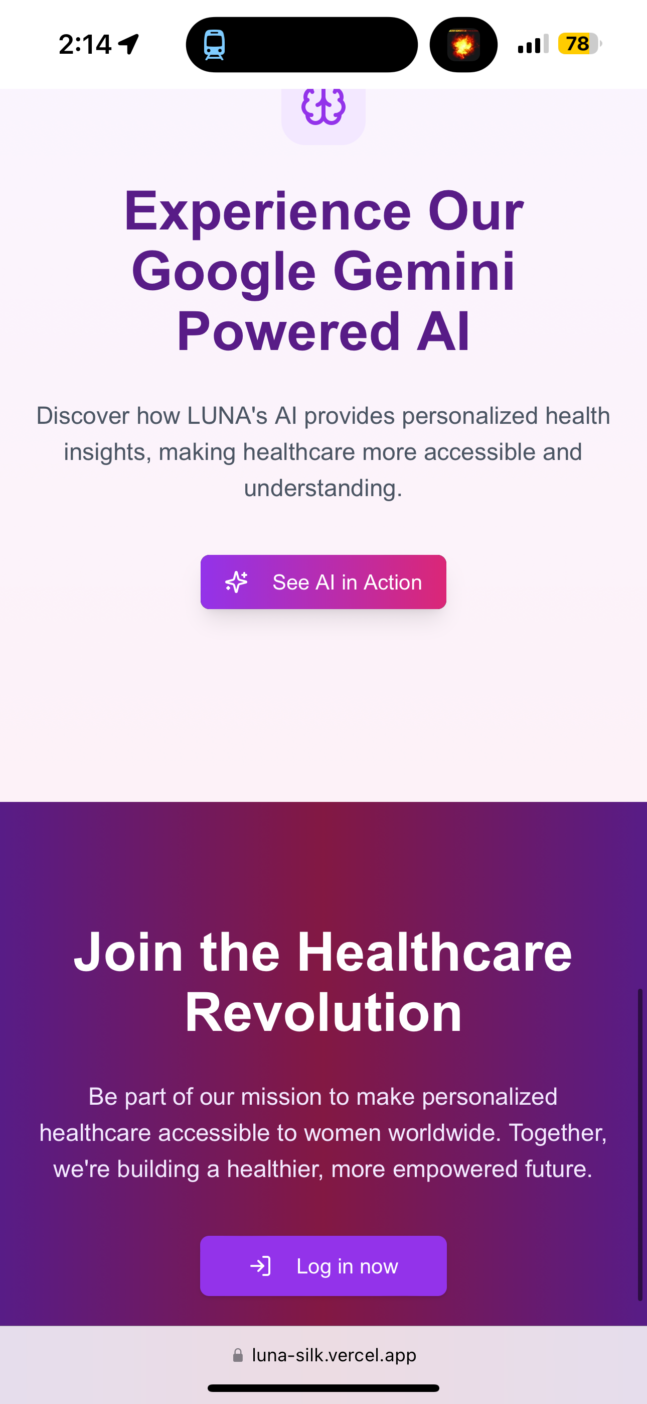 LUNA: AI-Powered Women's Health Companion | Devpost