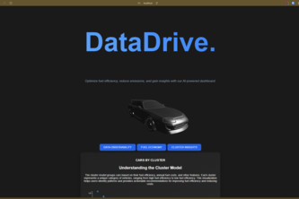 DataDrive: Unified Insights for Data & Fuel Optimization | Devpost