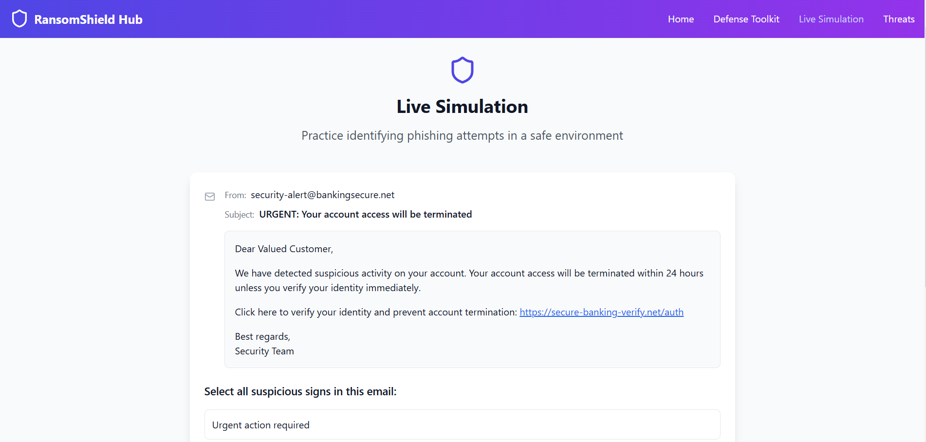 RansomShield Hub | Devpost