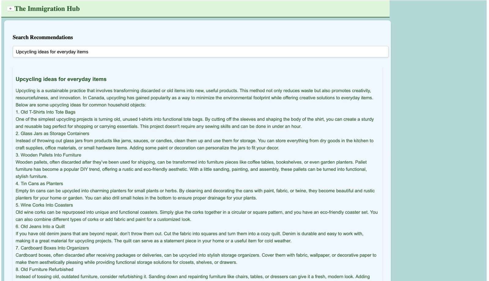 The Immigration Hub | Devpost