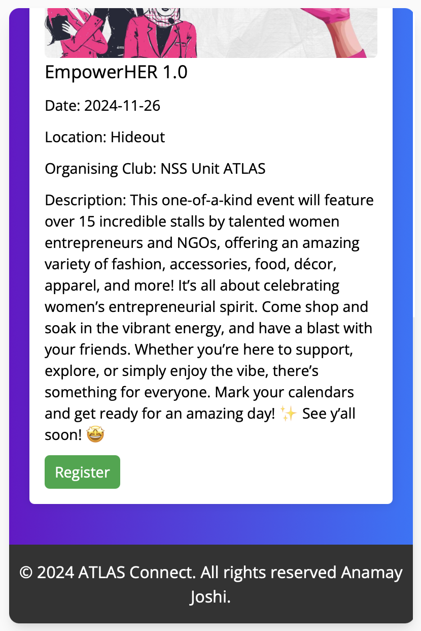 ATLAS Connect App | Devpost