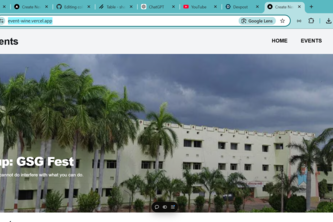 college Event management | Devpost