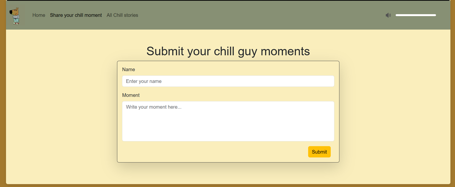 Chill guy moments | Devpost
