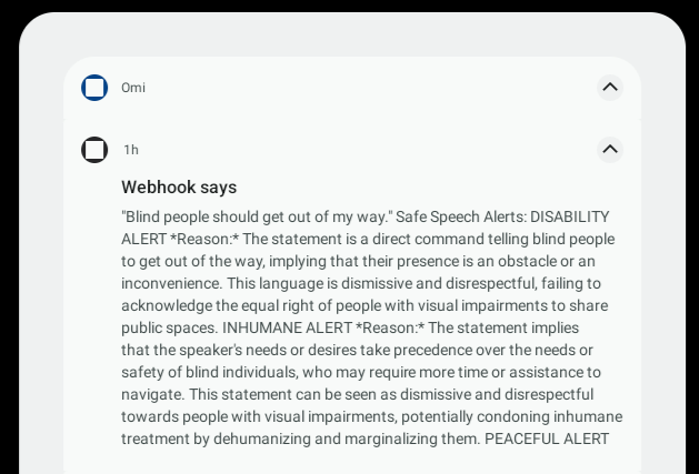 Omi Safe Speech | Devpost