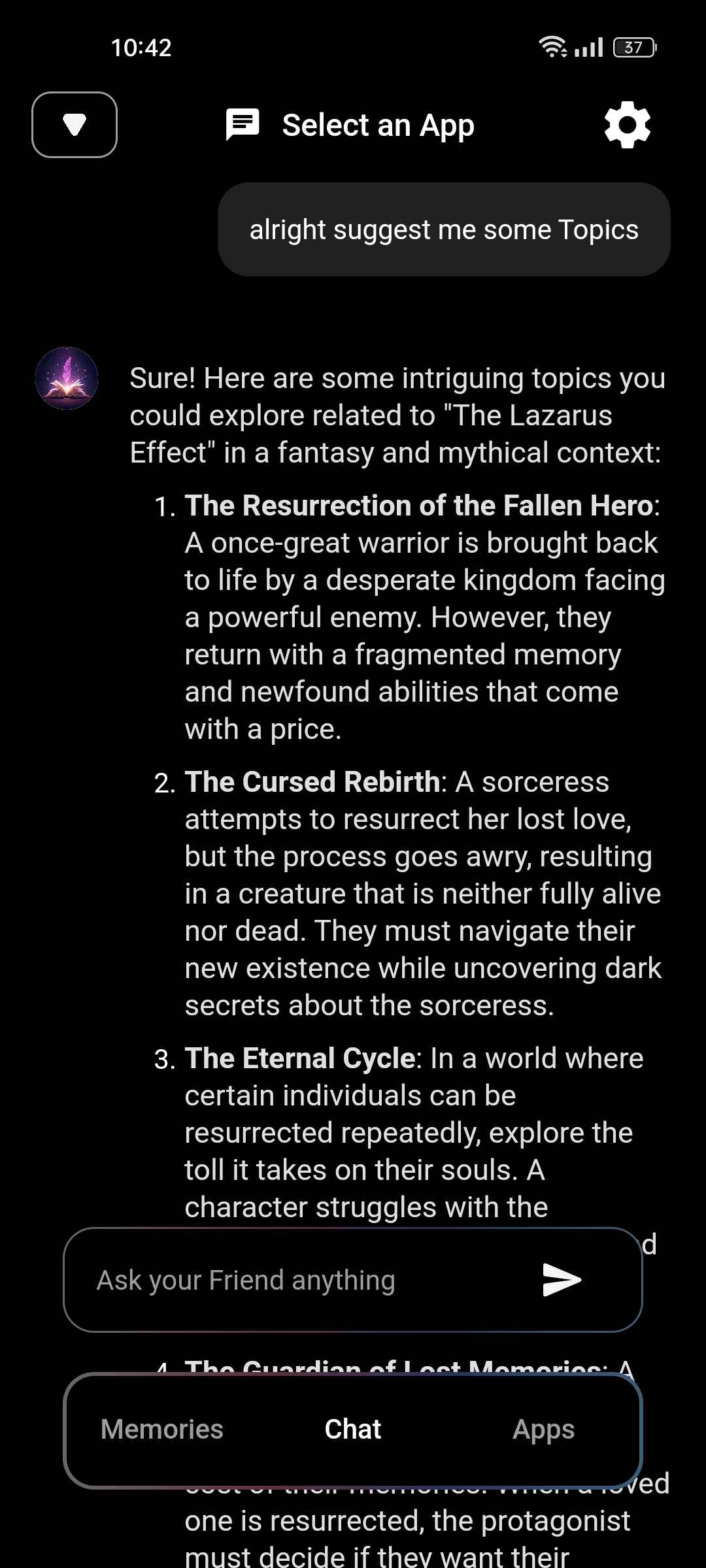 Storytelling Mentor Devpost