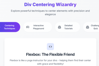 Div Centering Wizardry | Devpost