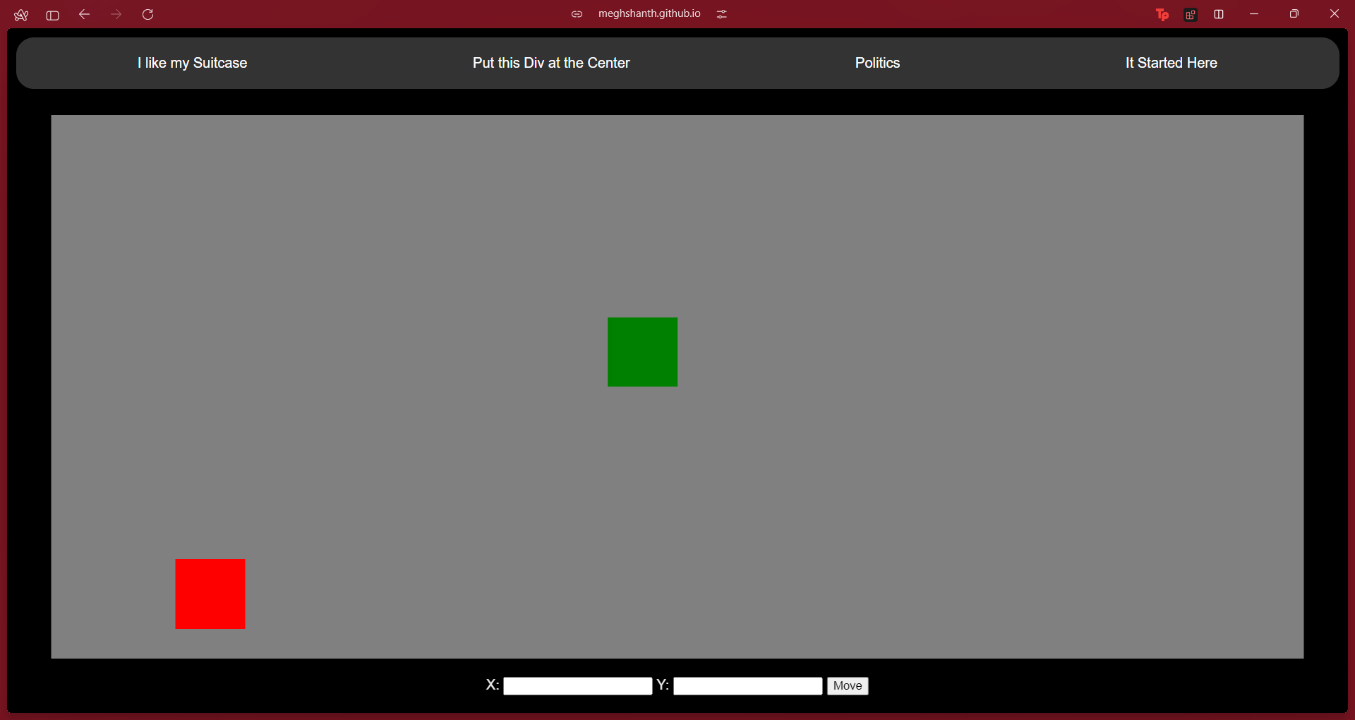 Put the Div at the Center | Devpost