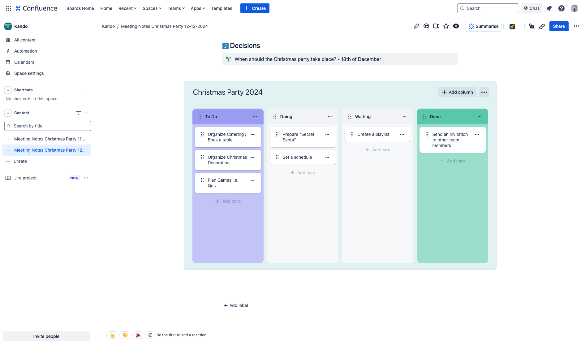 Kando – Boards for Confluence Cloud | Devpost Kando – Boards for Confluence Cloud | Devpost