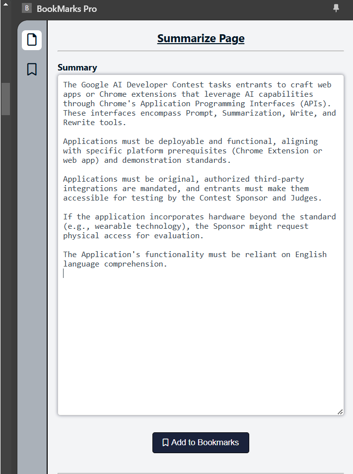 Bookmarks PRO | Devpost