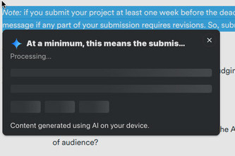 Google Chrome Built-in AI Challenge: Develop a web application or Chrome Extension that uses one ...