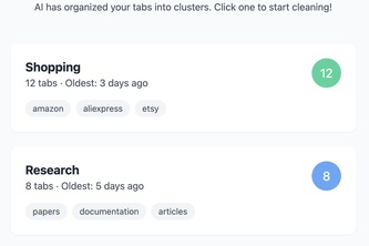ByebyeTabs - Private AI-Powered Tab Organization | Devpost