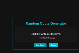 Quote Generator Devpost