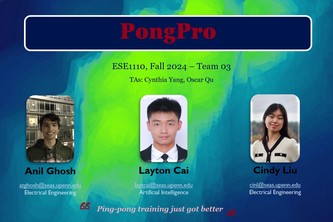 ESE 1110, Team 03, PongPro | Devpost