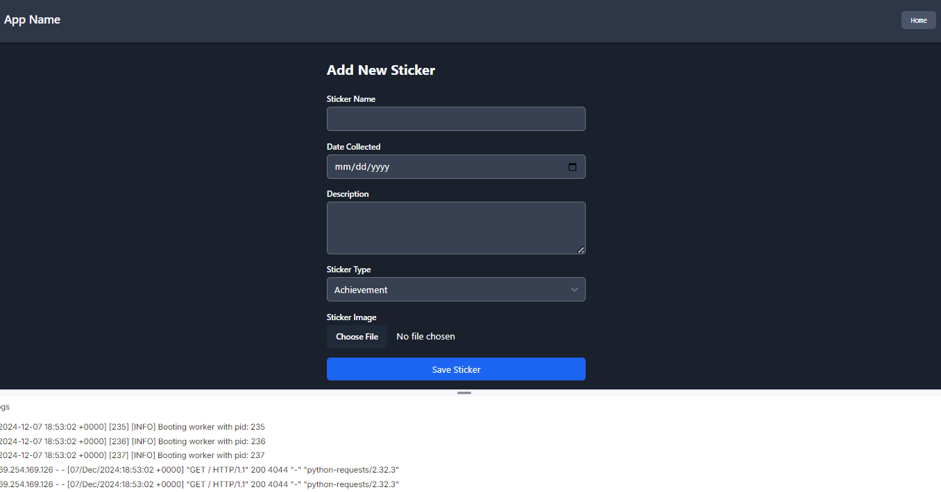 Sticker Database | Devpost