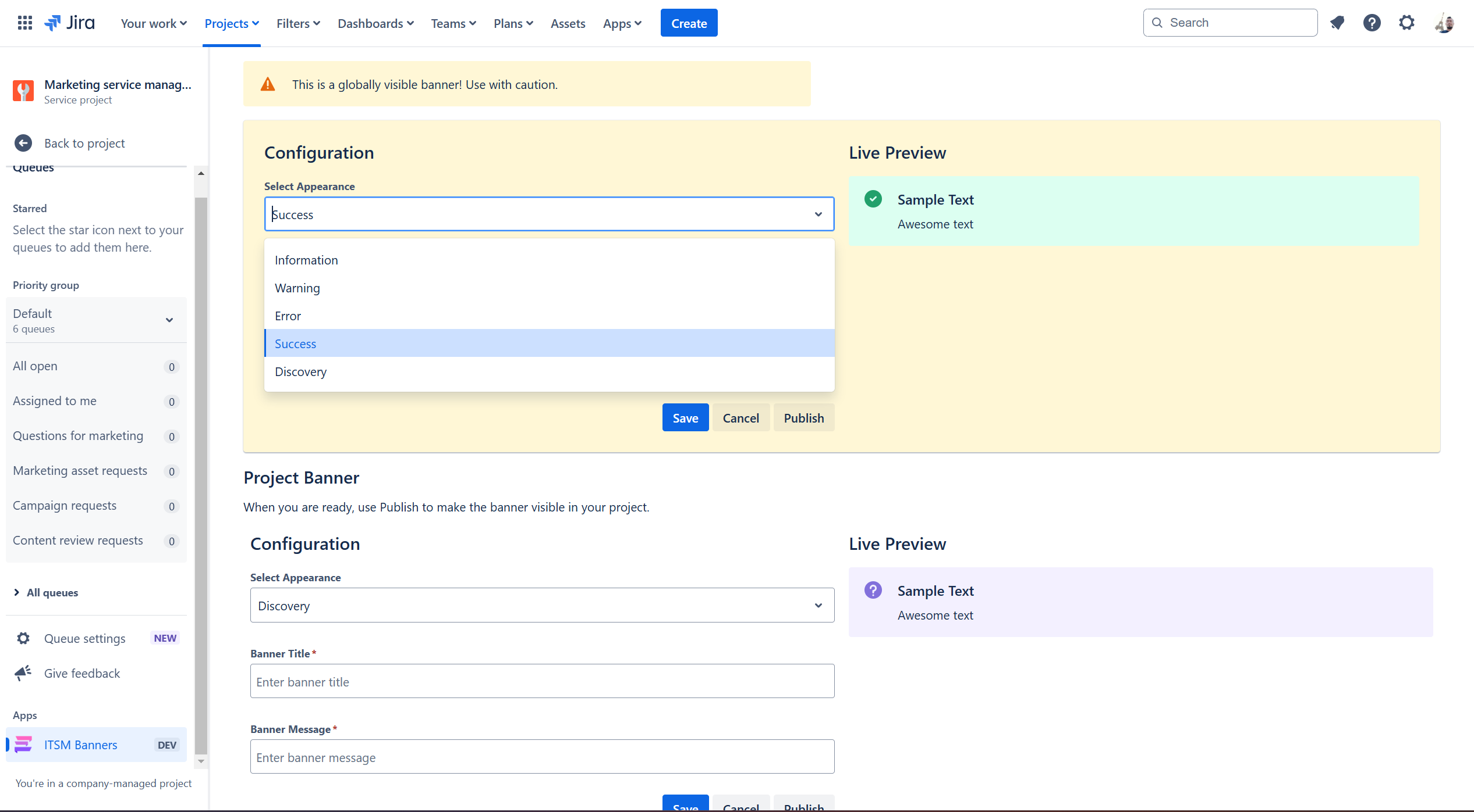 ITSM Banners | Devpost