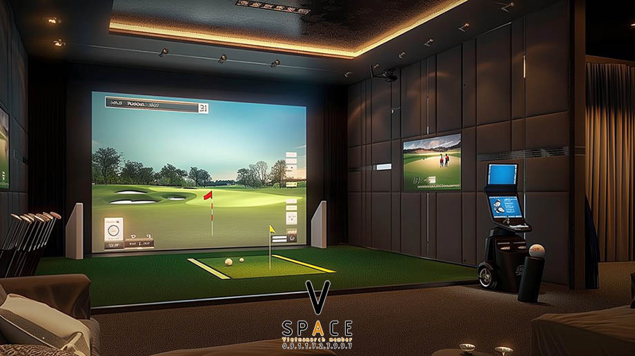Thiết kế phòng tập Golf 3D tại Vinhome Marina Hải Phòng | Devpost