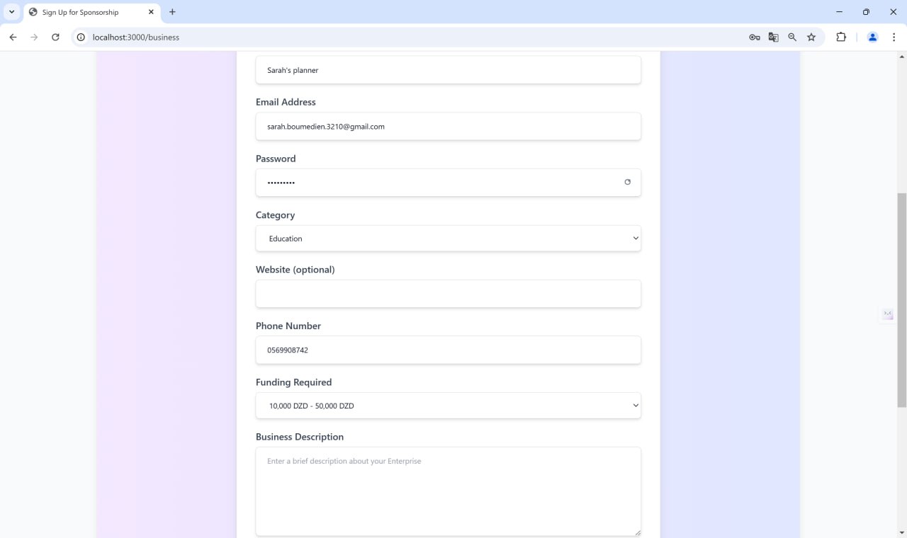 Sponsors Match Maker | Devpost