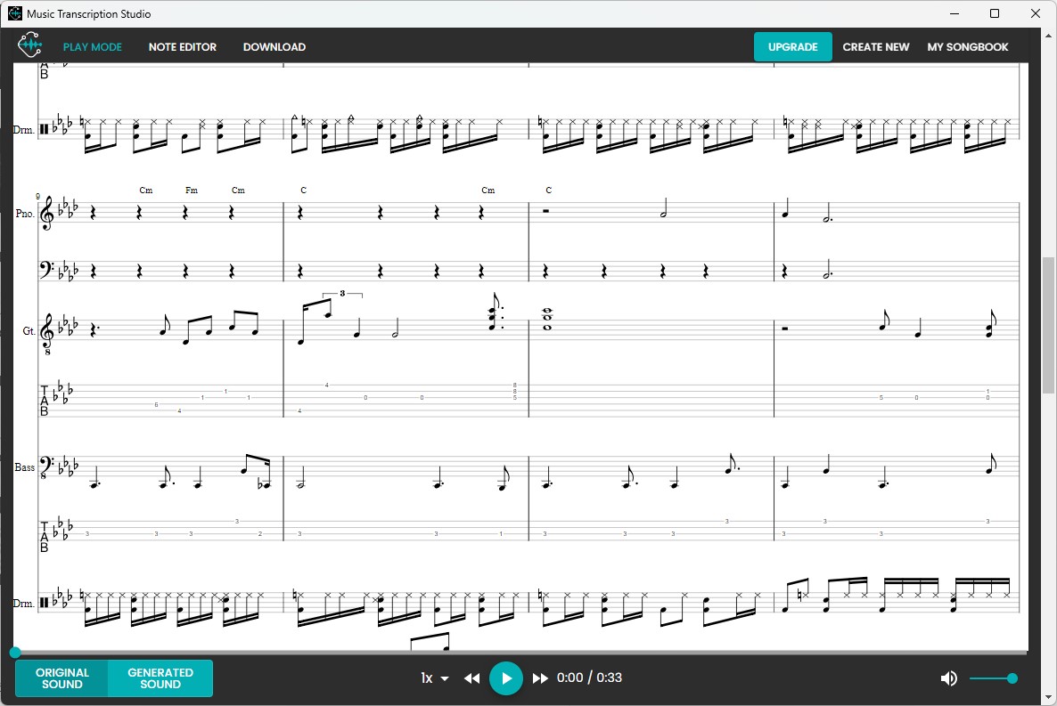 Music Transcription Studio | Devpost