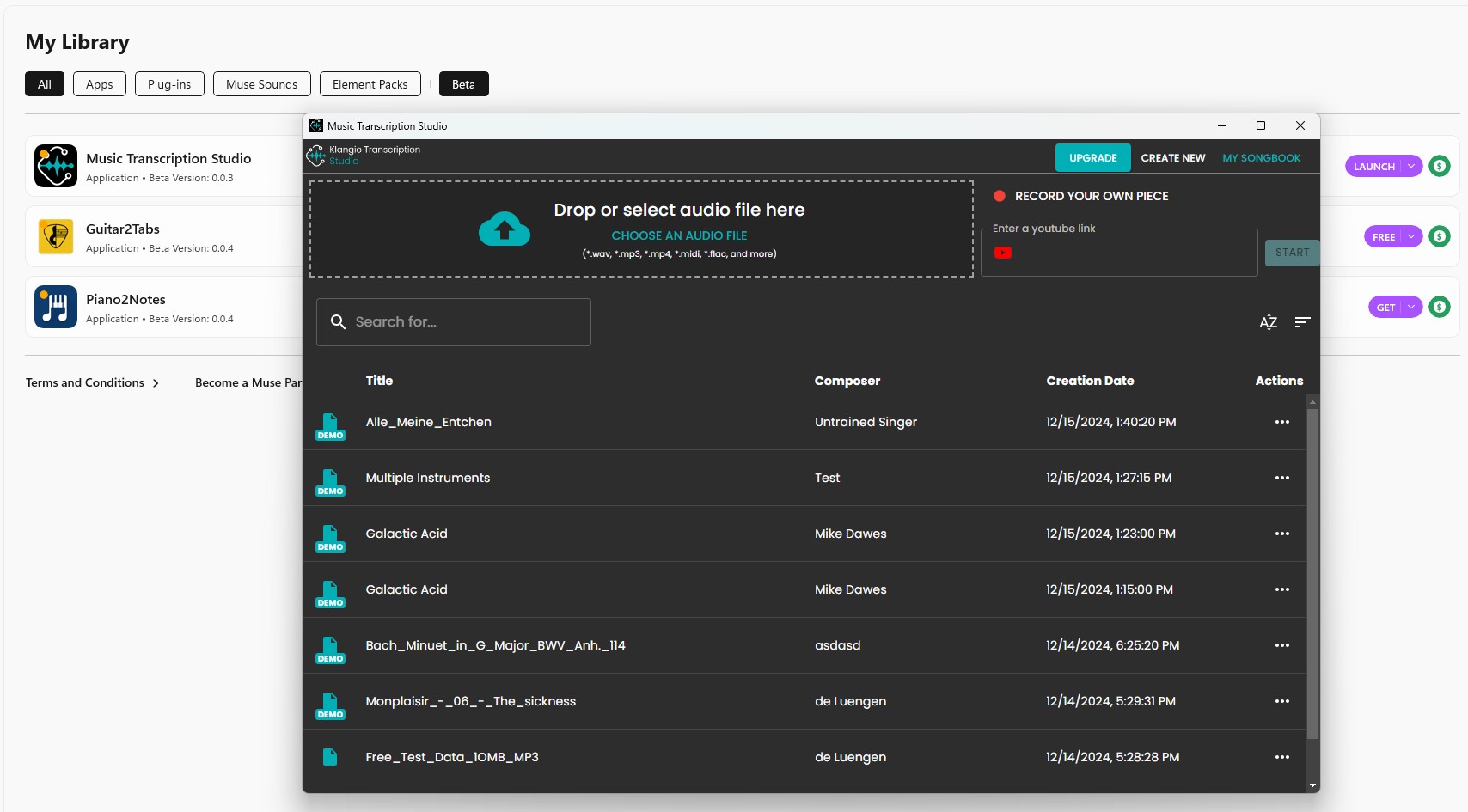 Music Transcription Studio | Devpost