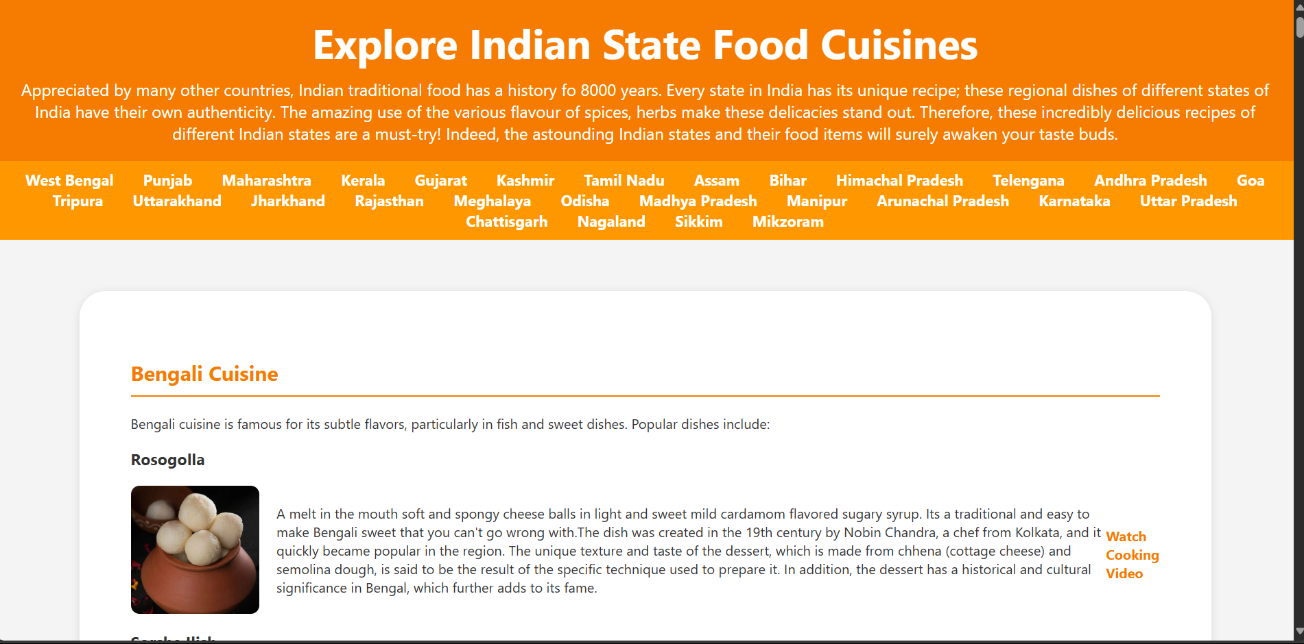 Indian Foods and Cuisines and Recipe | Devpost