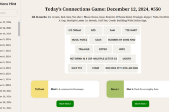Connections Hint | Devpost