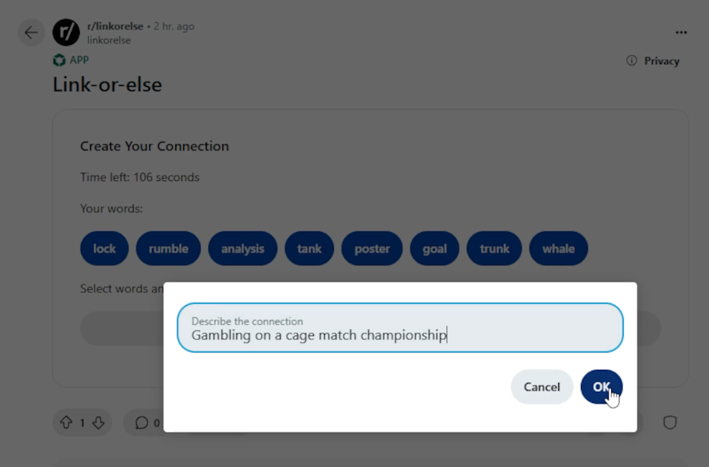 Link or else | Devpost