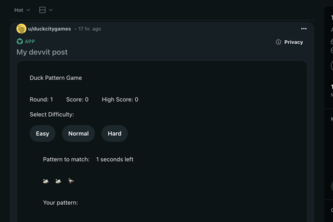 Reddit Games and Puzzles Hackathon: Create a new game or puzzle for the Reddit community! - Devpost