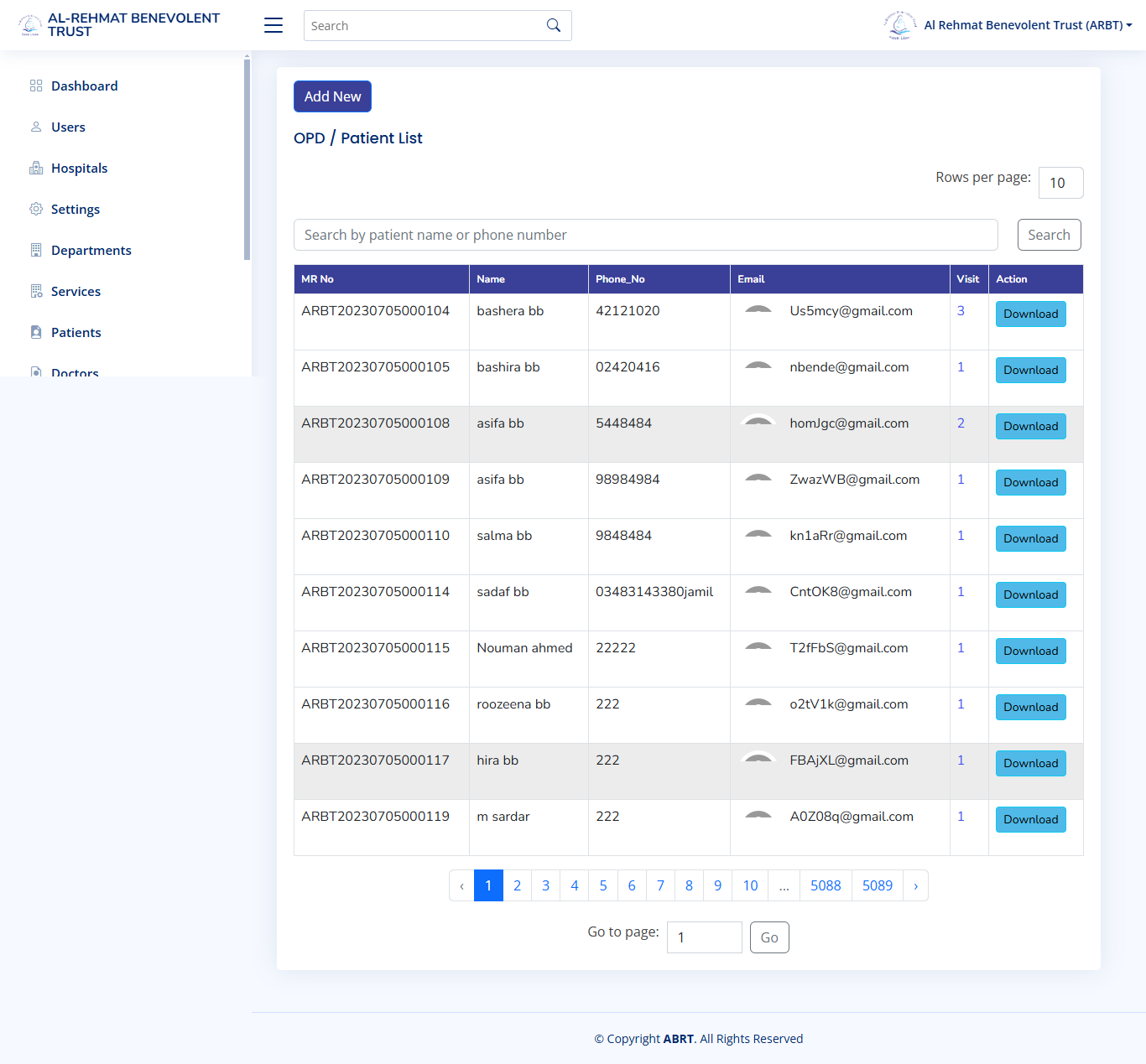 HIMS Hospital Management System | Devpost