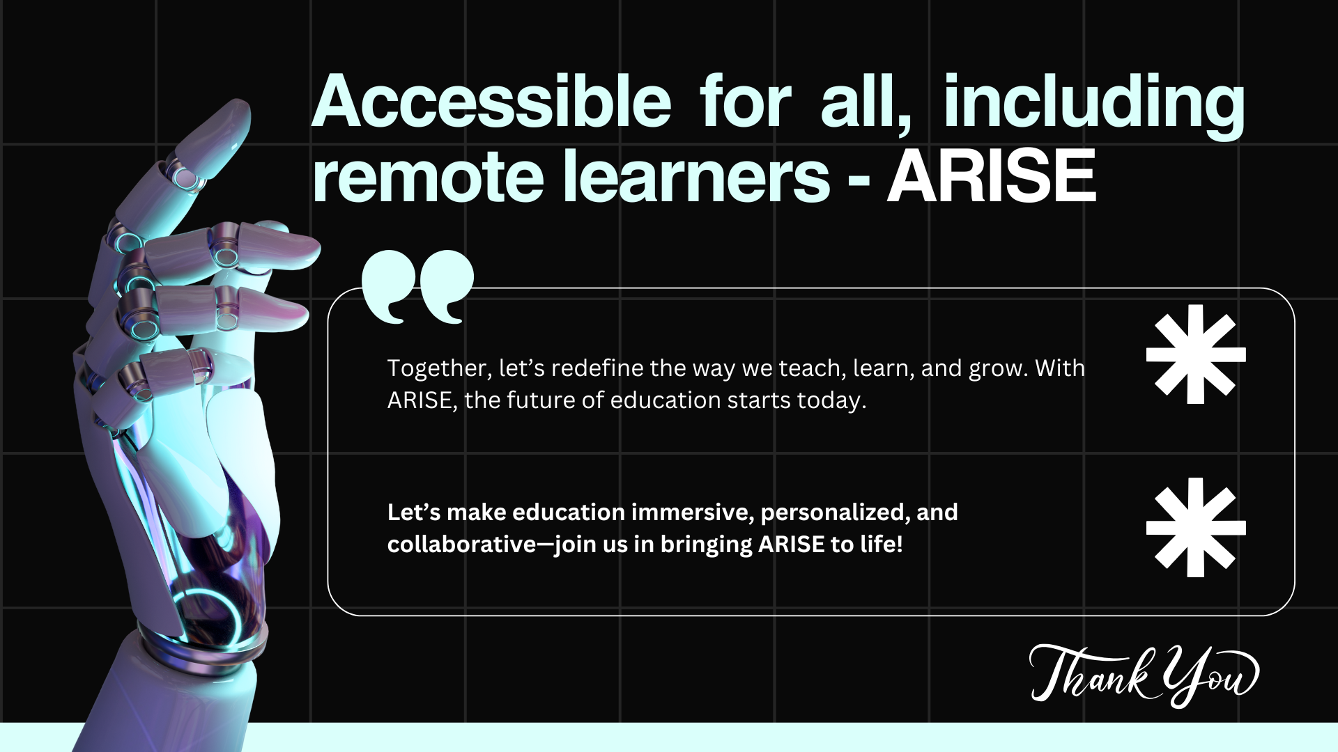 ARISE: Augmented Reality Integrated Student Education | Devpost