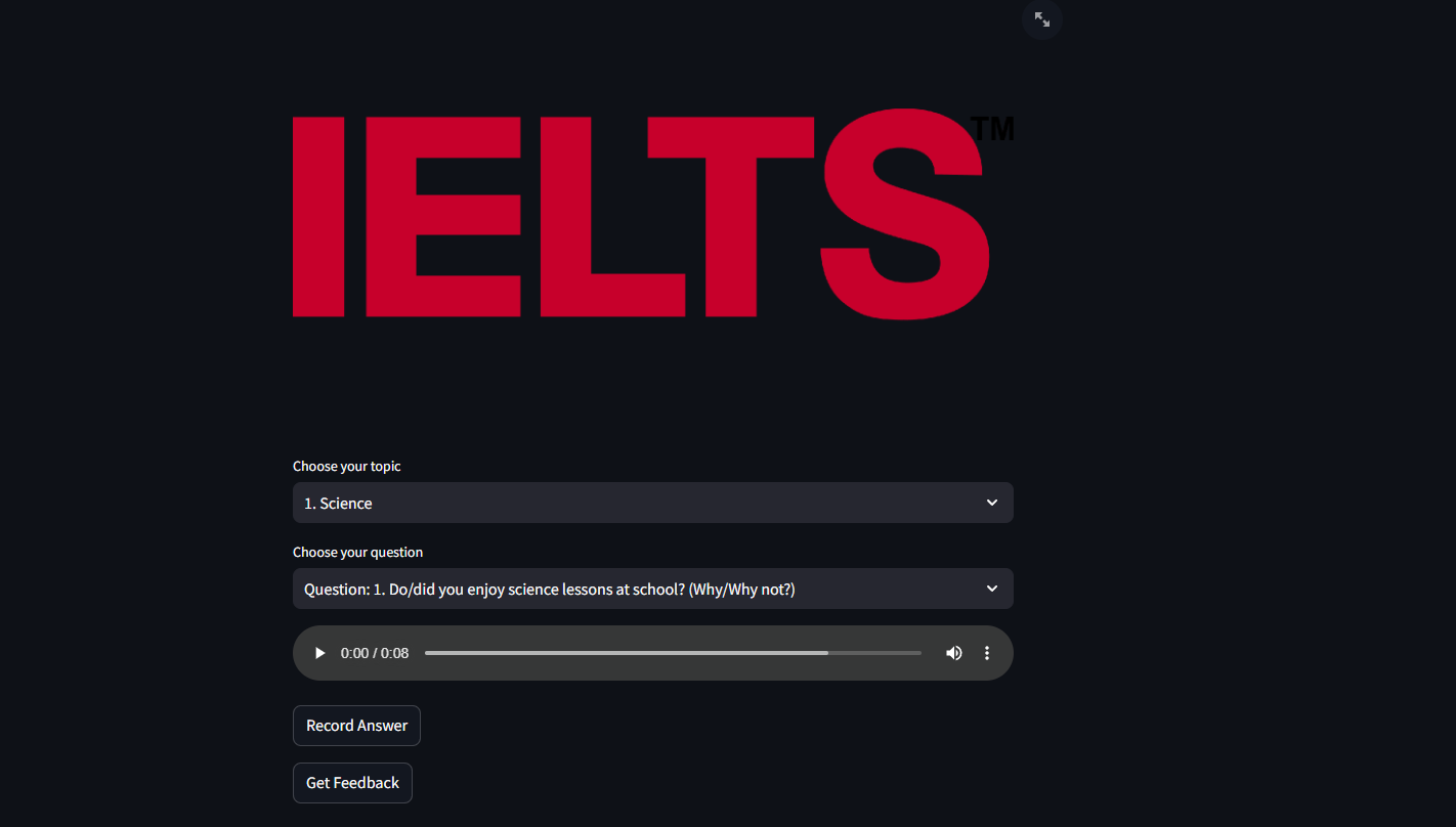 Ielts Speaking Assistant | Devpost