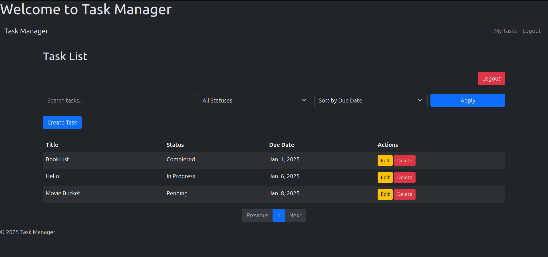 Task Manager | Devpost