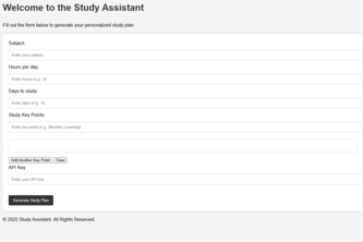 AI study assistant | Devpost