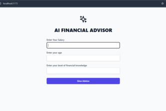 AI Financial Advisor | Devpost