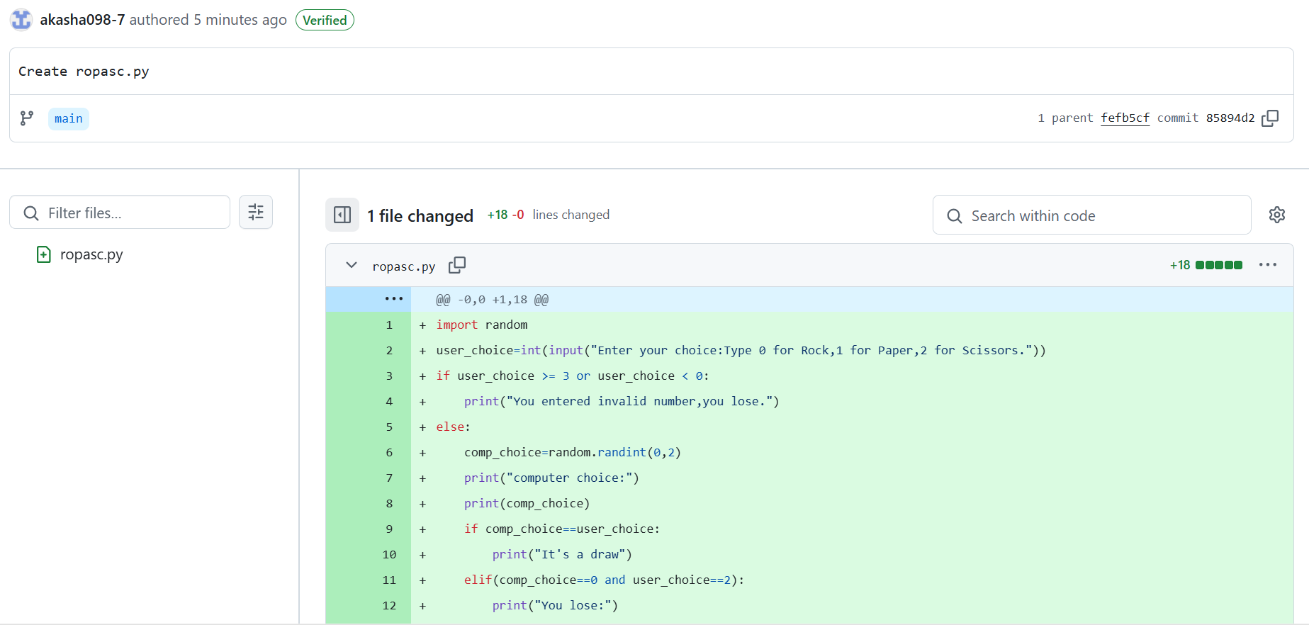 Rock,paper,scissors | Devpost