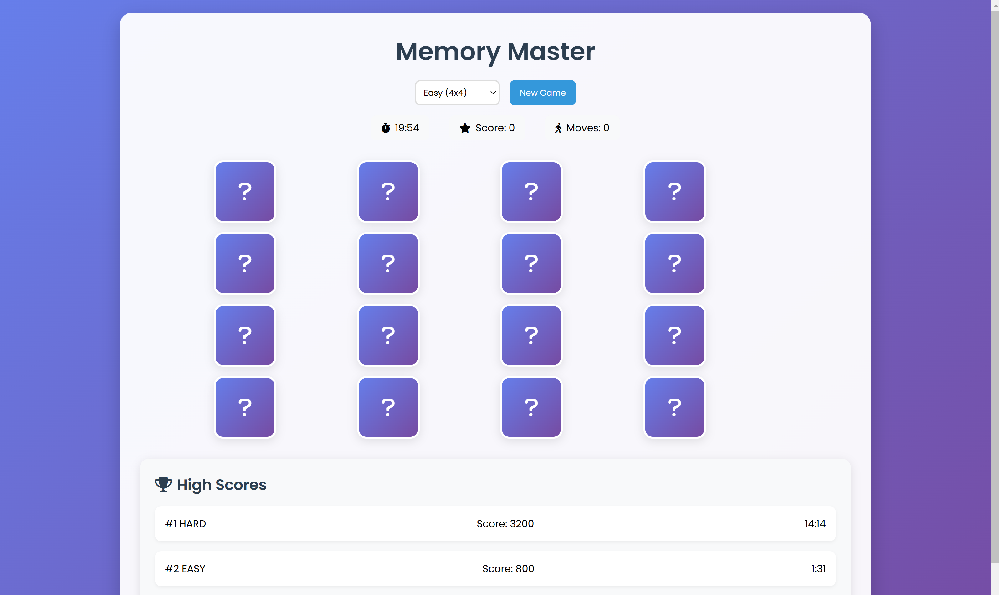 Memory Match Challenge | Devpost Memory Match Challenge | Devpost