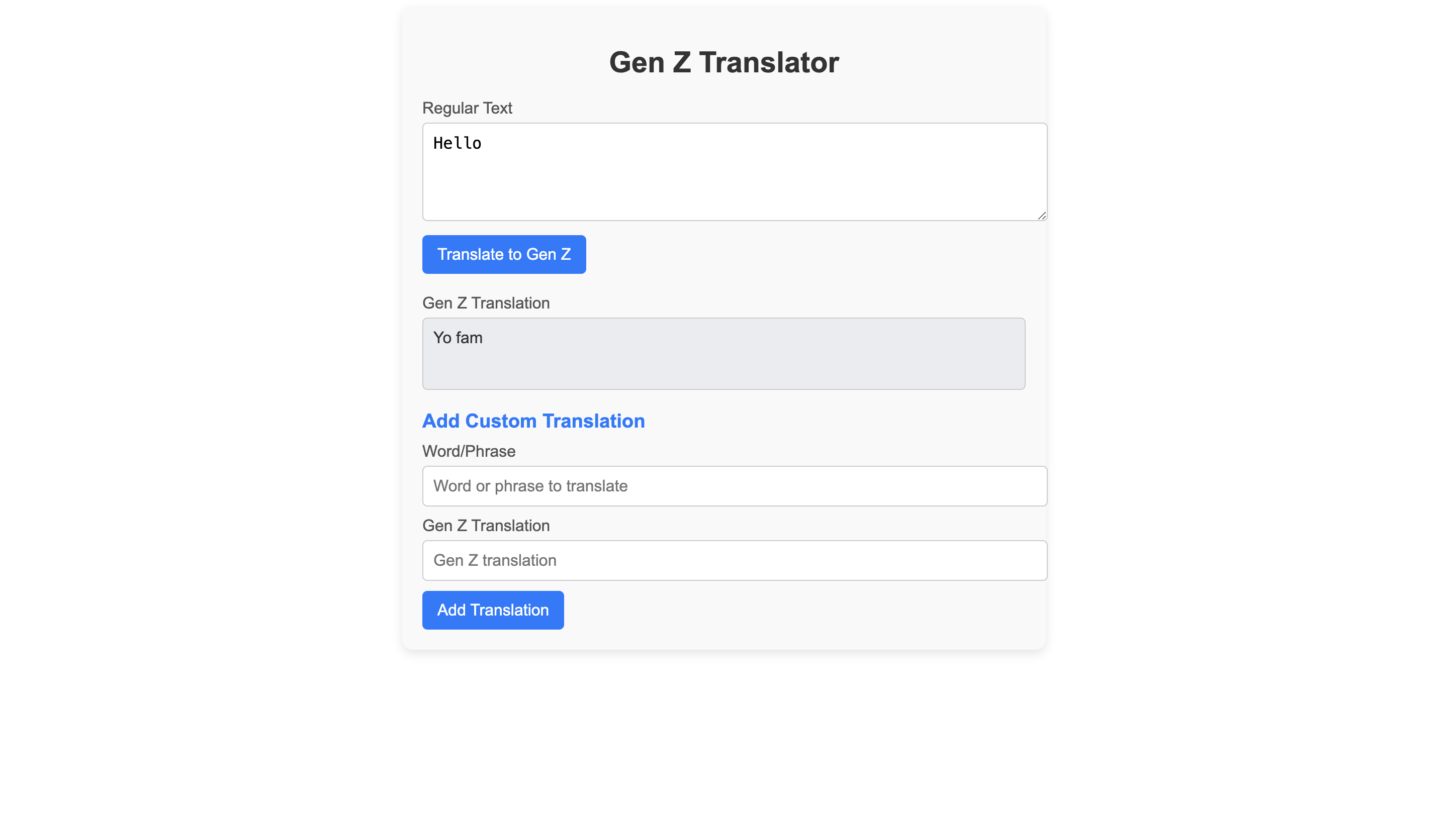 GenZ Translator | Devpost