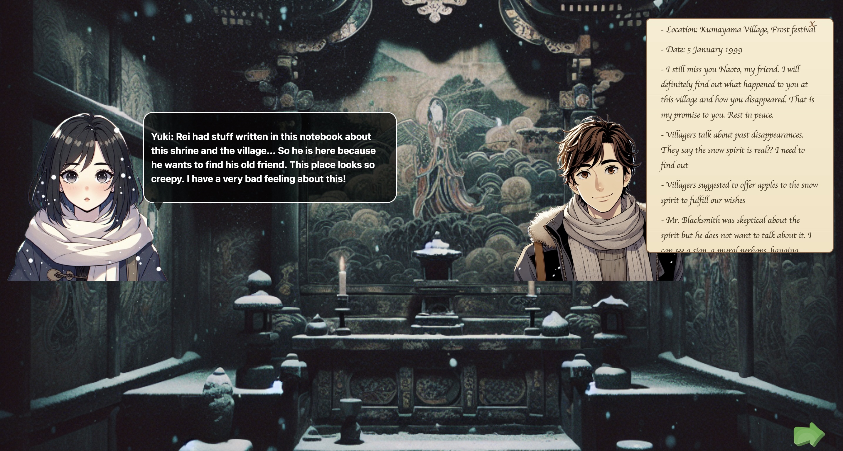 Shadow Of The Frost Spirit | Devpost