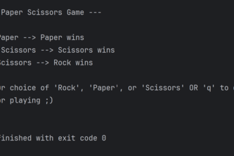 Rock, Paper, Scissors Game | Devpost