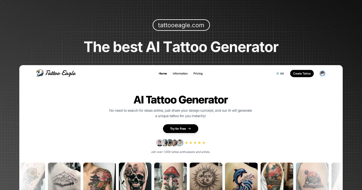 Tattoo Eagle | Devpost