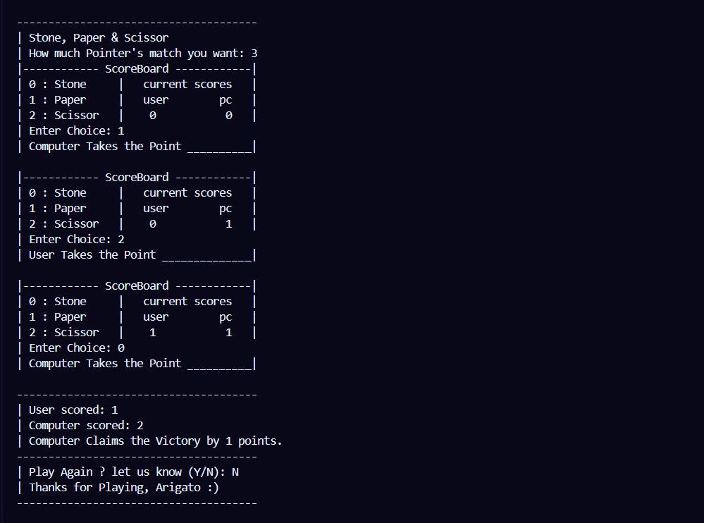 Stone Paper Scissor | Devpost