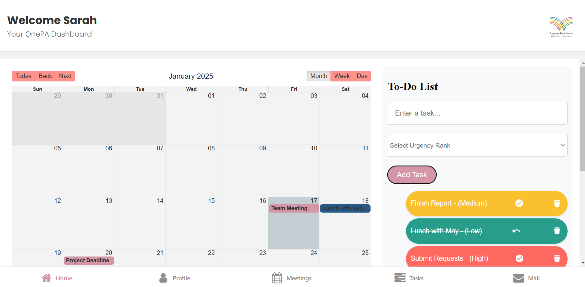 Singapore Book Council Digital PA System | Devpost
