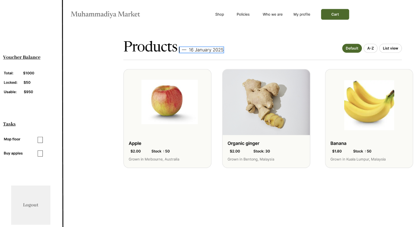 Muhammadiyah Market | Devpost