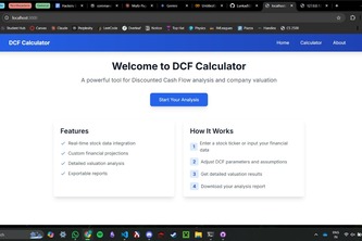 DCF Calculator | Devpost