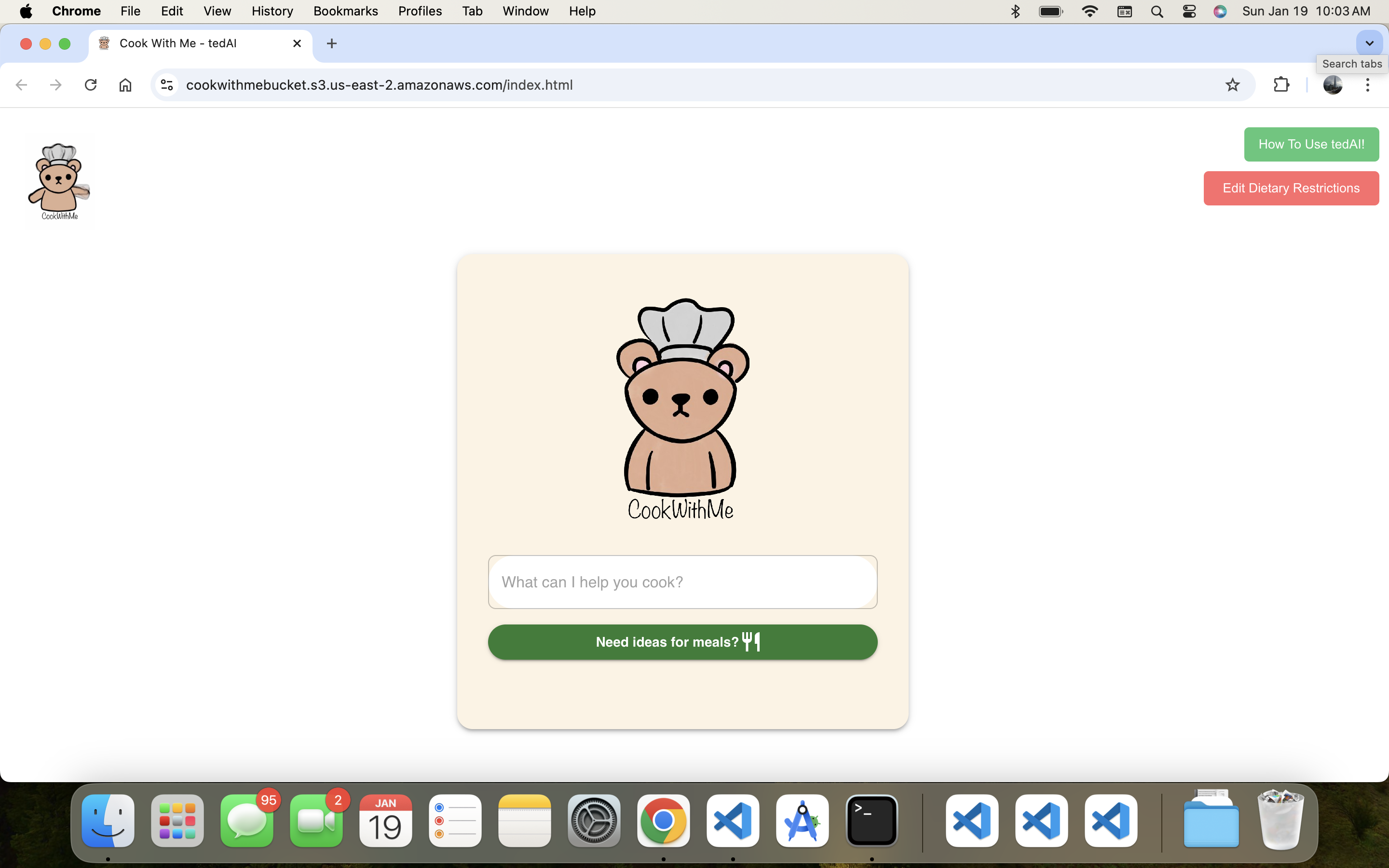 Cook With Me | Devpost