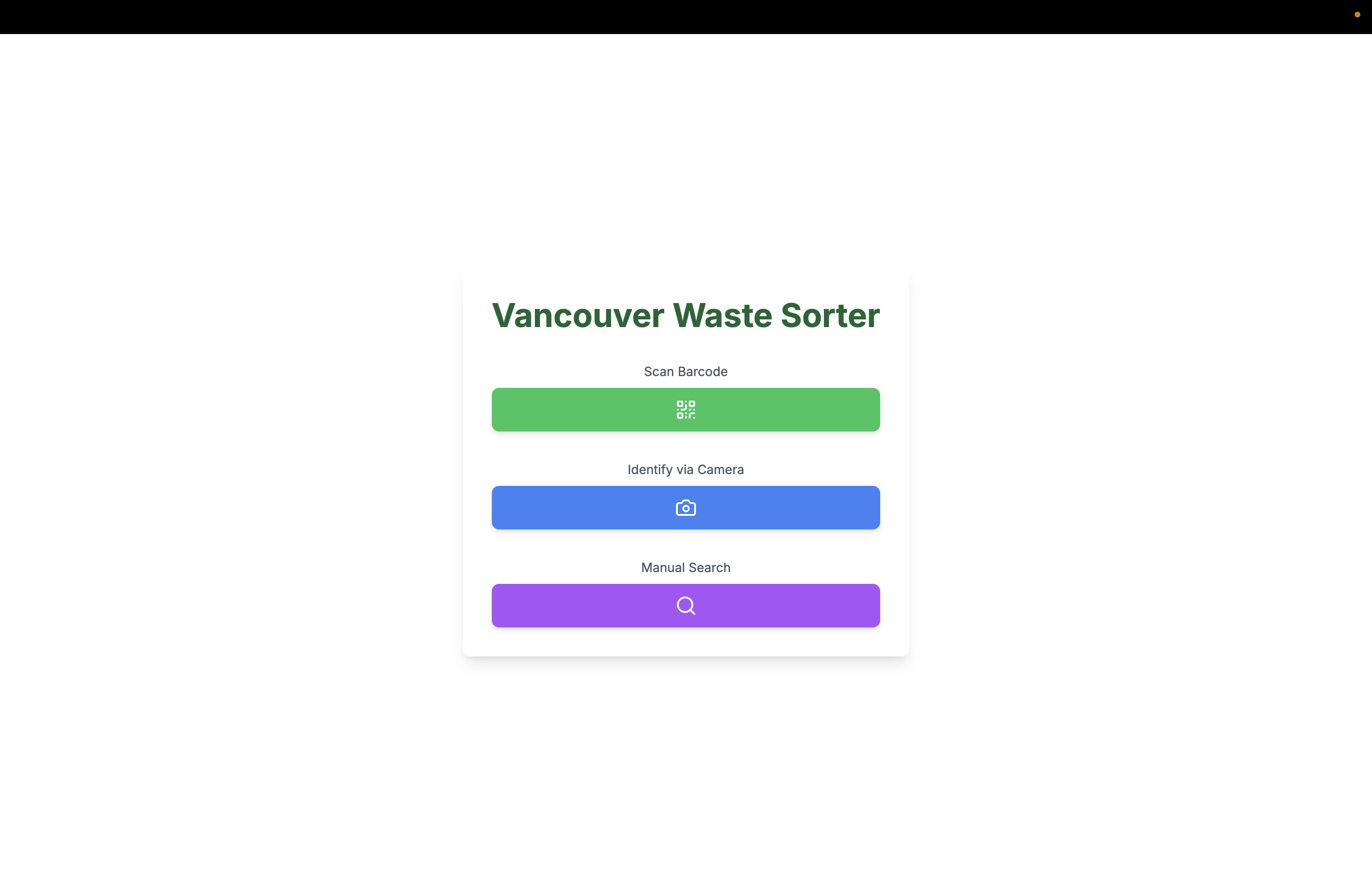 Vancouver Waste Sorter | Devpost