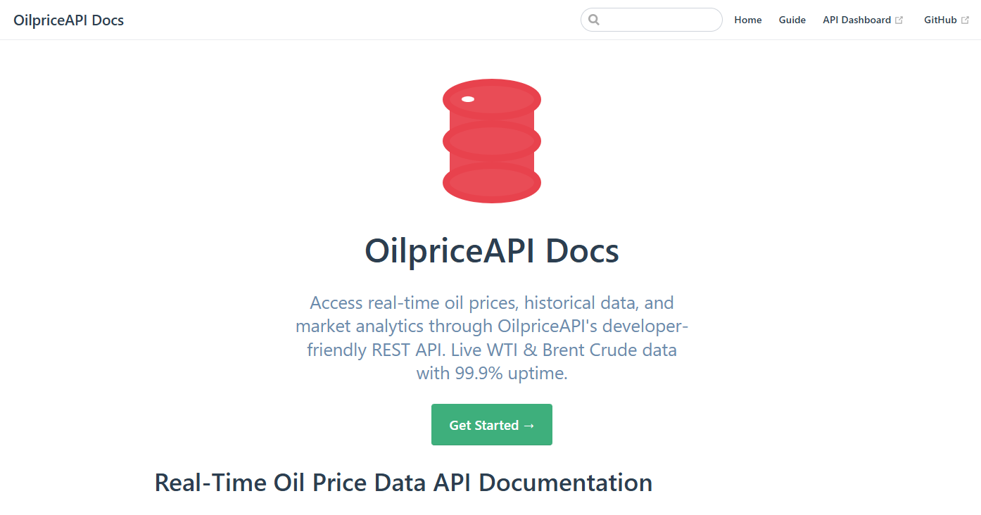 OilPrice API | Devpost