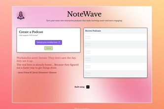 NoteWave | Devpost