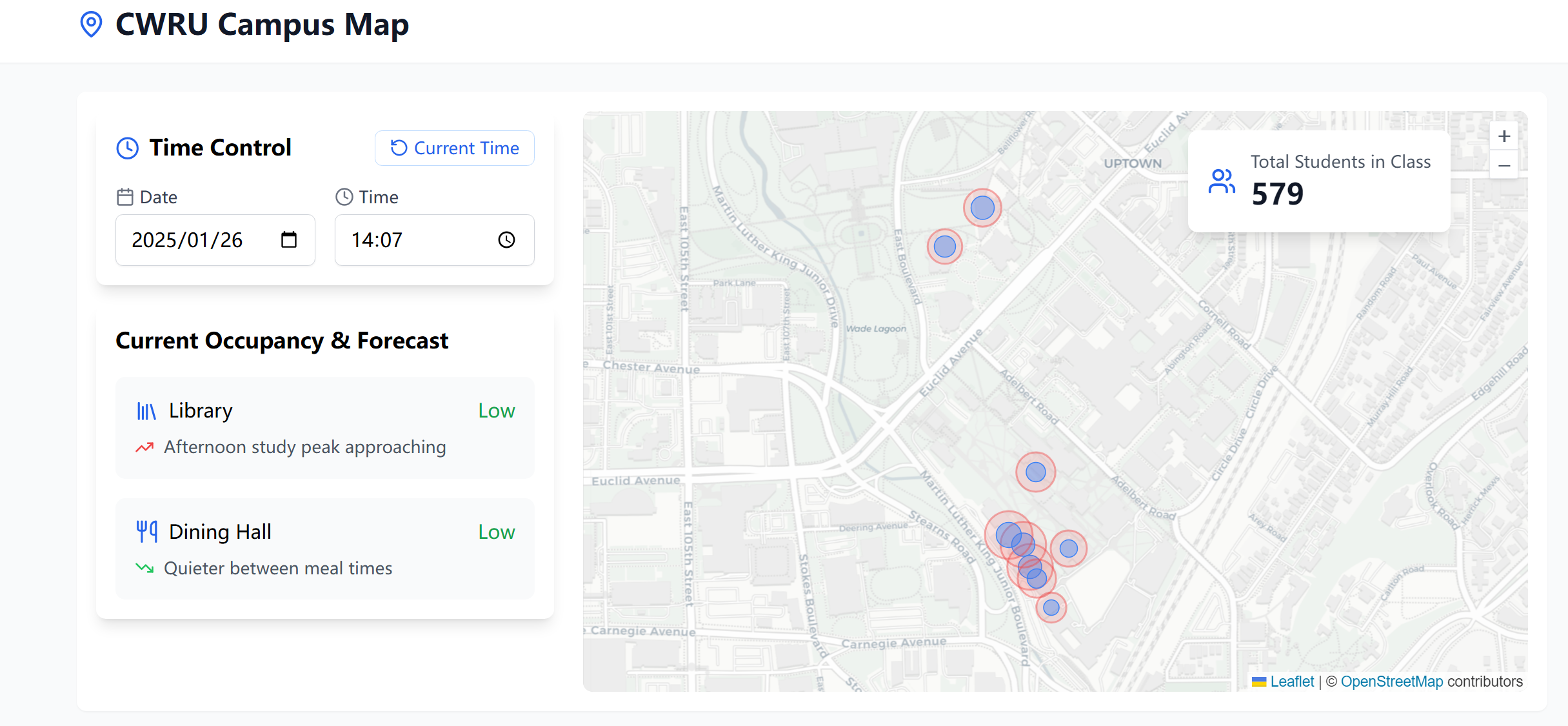 Campus heat map | Devpost