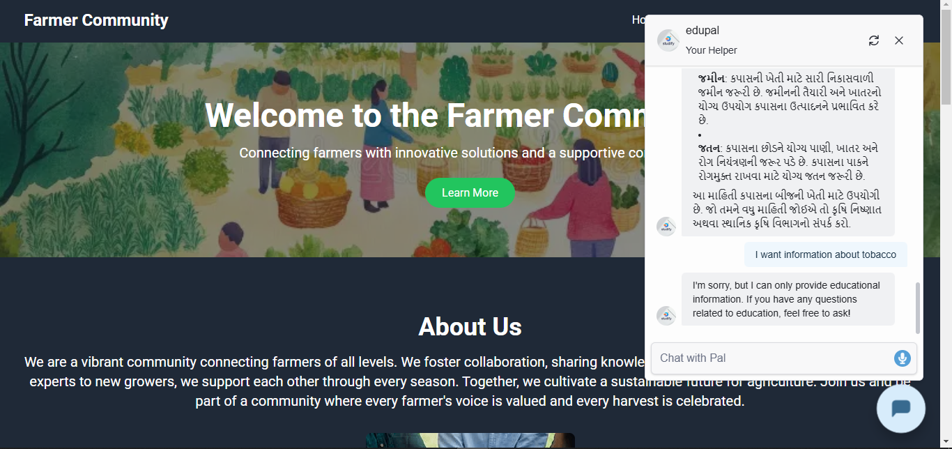 Farmer community | Devpost